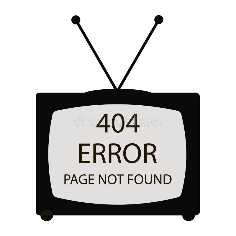 Not tv icon stock vector. Illustration of alert, circle - 103191322