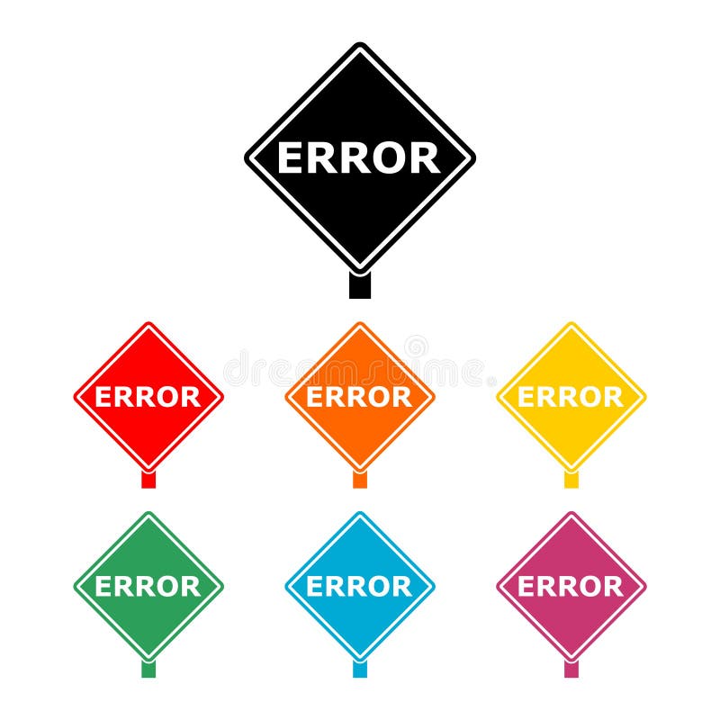 Warning sign or icon stock illustration. Illustration of icon - 142786530