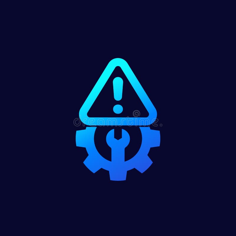 Warning gear stock illustration. Illustration of distracted - 12396012