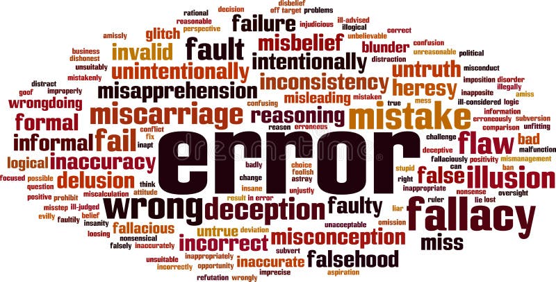 Inconsistency concept icon stock vector. Illustration of drawing ...