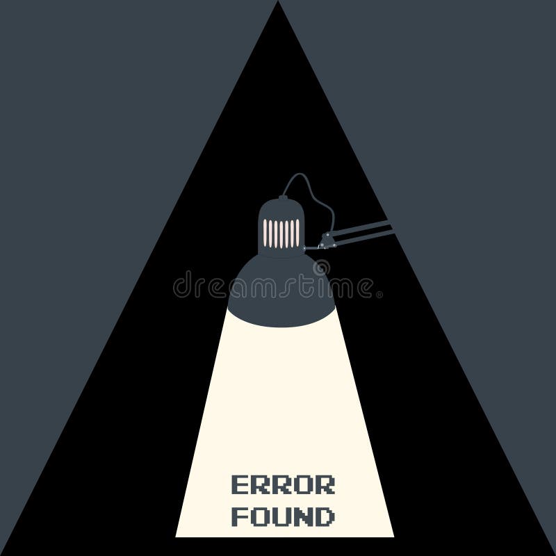 Error Message Collapse in 8-bit Style. Error Sing. Stock Vector ...