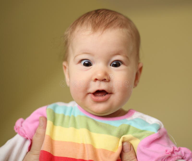 Erstauntes Kind stockfoto. Bild von entzückend, kindheit - 4629128