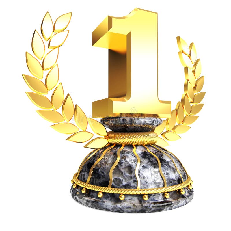 Erster Platz stock abbildung. Illustration von führer - 33340451