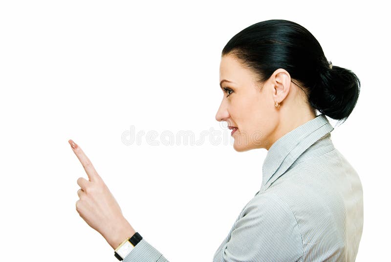 Erteilen von Anweisungen stockbild. Bild von bezaubern - 12229807