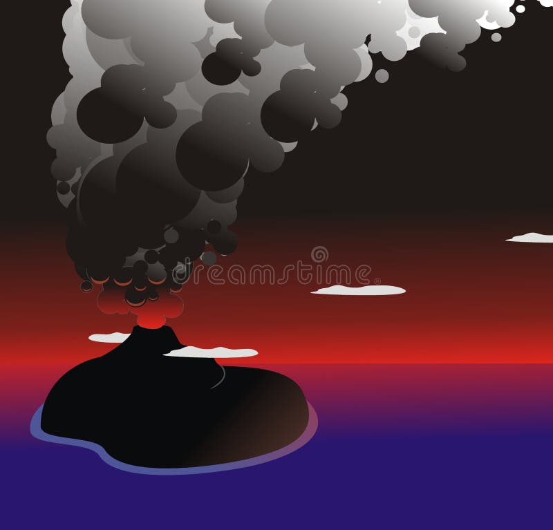 Erupção Vulcânica, Gallimimus, Stegosaurus, Crânio Do Dinossauro ...