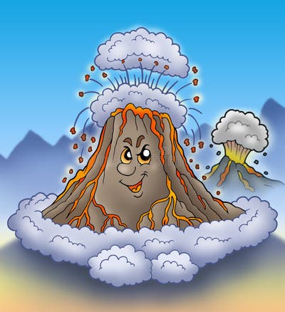 Angry Cartoon Volcano Stock Illustrations – 66 Angry Cartoon Volcano ...