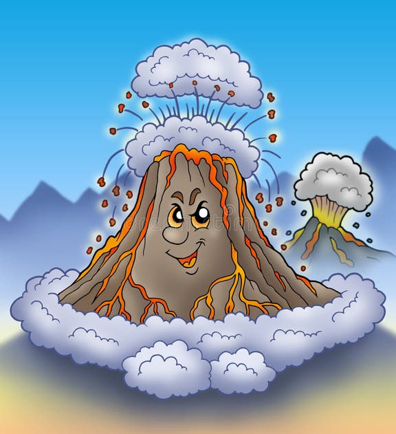 Angry Cartoon Volcano Stock Illustrations – 60 Angry Cartoon Volcano ...