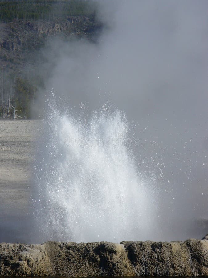 Erupting Geyser stock image. Image of colorful, natural - 25869939