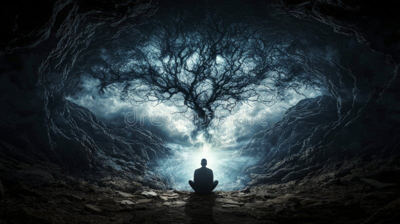 Erupting Silence within the Mind Abstract Forest Landscape Digital Art ...