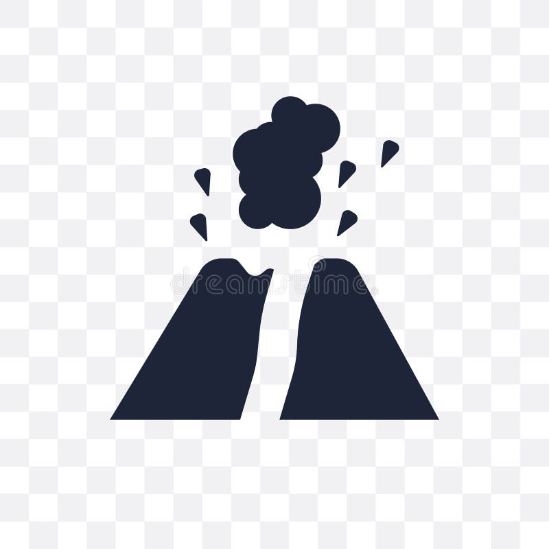 Volcano Icon Vector Isolated on White Background, Volcano Sign ...