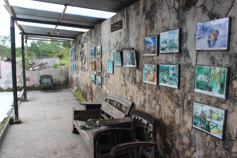 Eruption Volcano Museum editorial photo. Image of jogjakarta - 69076196