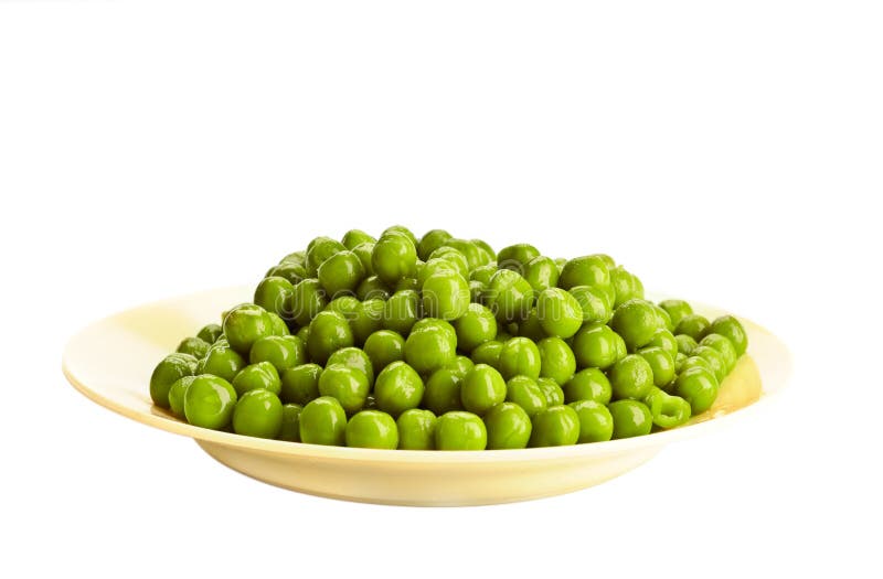 Ervilha verde enlatada foto de stock. Imagem de verde - 16861330