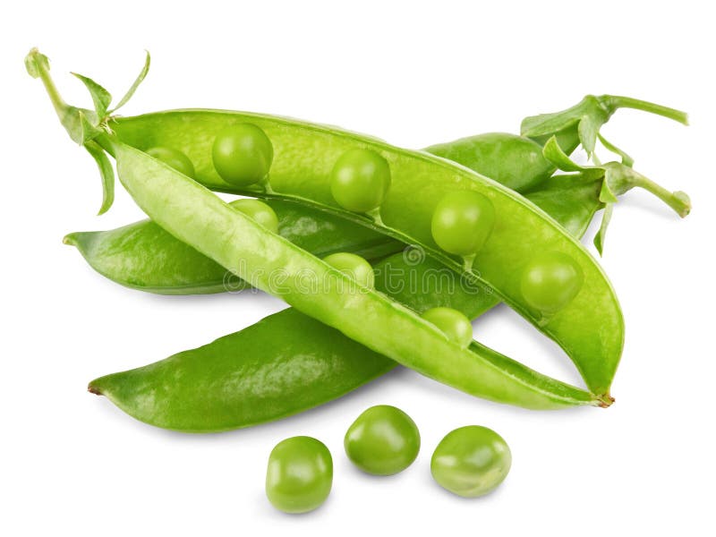Ervilhas frescas imagem de stock. Imagem de dieta, orgânico - 25237869