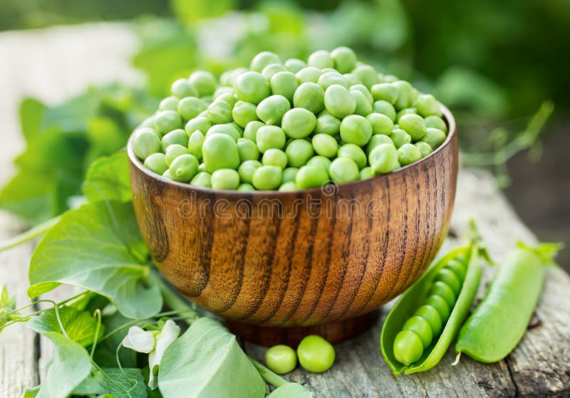 Ervilhas Verdes Frescas Isoladas Sobre Fundo Branco Imagem de Stock ...