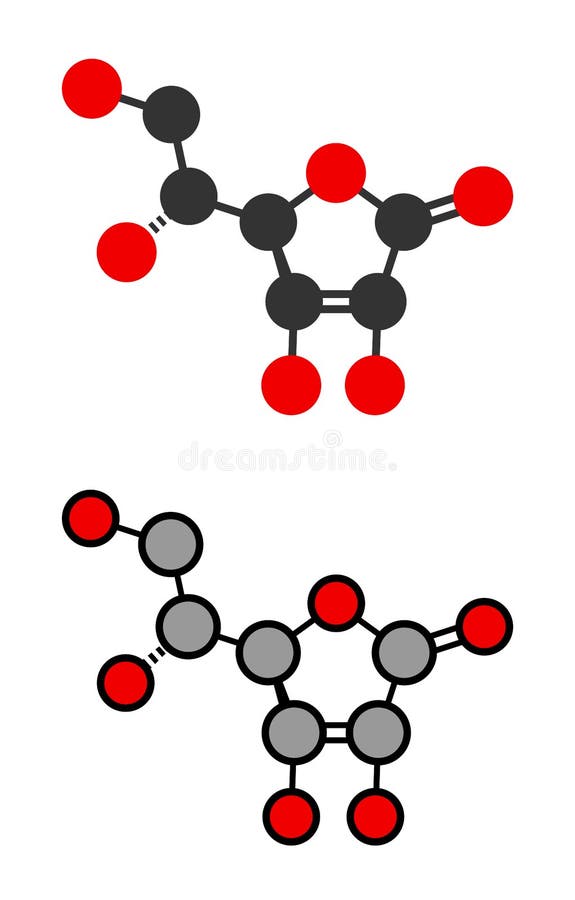 Erythorbic Acid Food Preservative Molecule (antioxidant Stock Vector ...