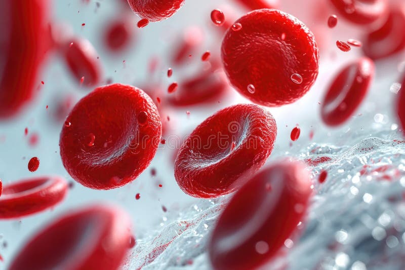 Erythrocyte Study: a Close-up Visualization of Red Blood Cells ...