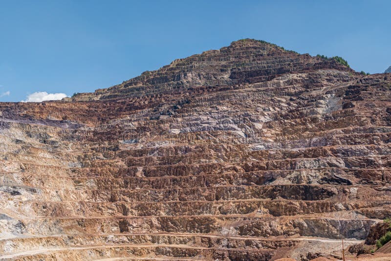 Erzberg Iron Mine in Styria in Austria. Stock Image - Image of erzberg ...
