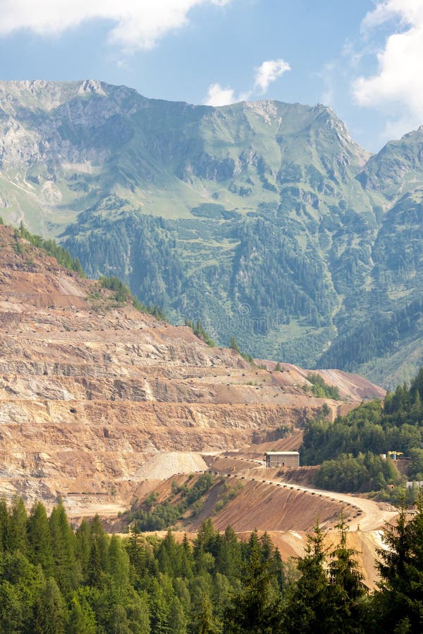 Erzberg Iron Mine in Styria in Austria Stock Photo - Image of stone ...