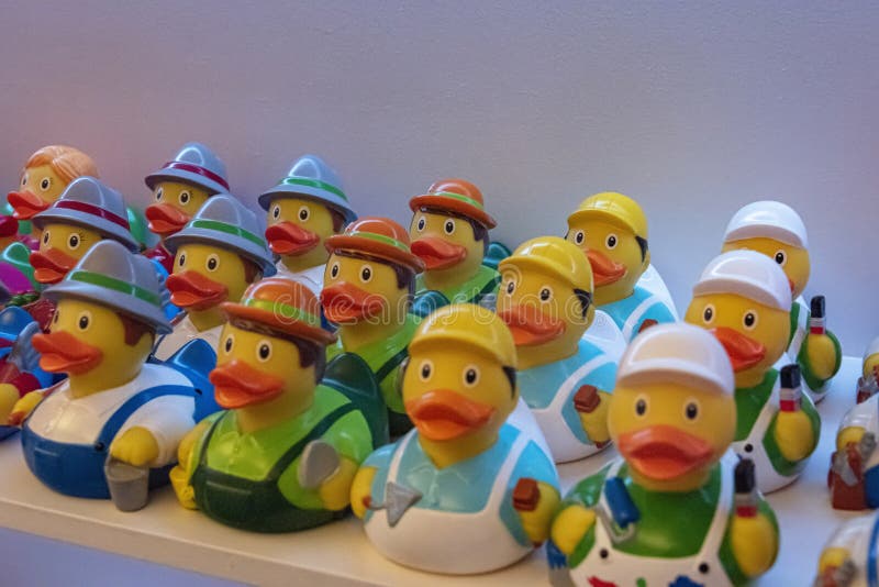 Rubbers Duck with a Difference. Stock Photo - Image of animal, duckling ...