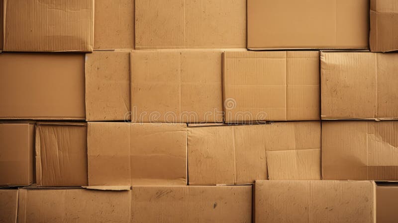 Es cardboard box texture stock illustration. Illustration of weathered ...