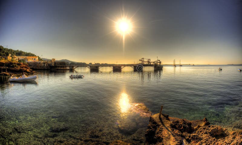 Es Codolar - Ibiza editorial image. Image of reflection - 95546605