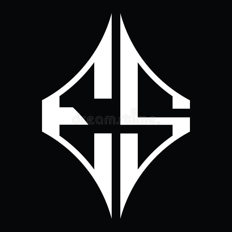 Es Logo Monogram Stock Illustrations – 1,092 Es Logo Monogram Stock ...