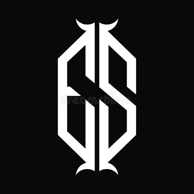 Es Logo Monogram Stock Illustrations – 1,092 Es Logo Monogram Stock ...