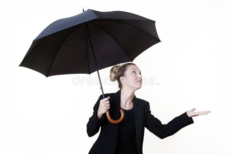 Es que va a llover imagen de archivo. Imagen de mujer - 25215681