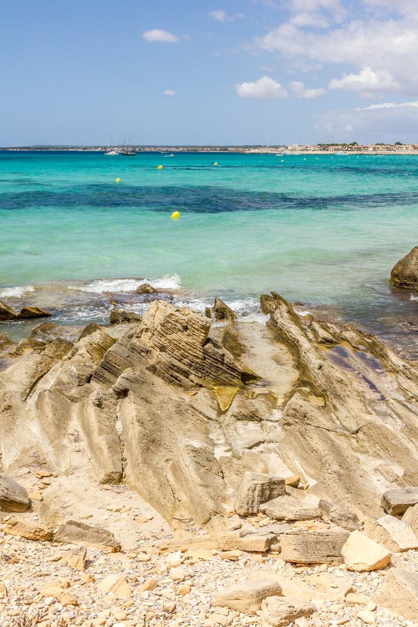 Es Trenc beach, Mallorca stock image. Image of nature - 143793115