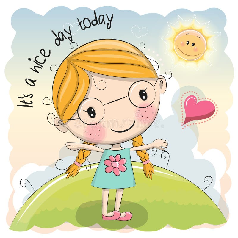 Tenga un día agradable stock de ilustración. Ilustración de historieta ...