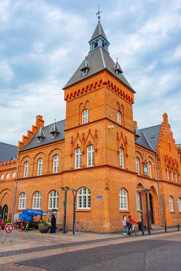 Esbjerg, Denmark, June 17, 2022: Old Courthouse and Jail in Esbj ...