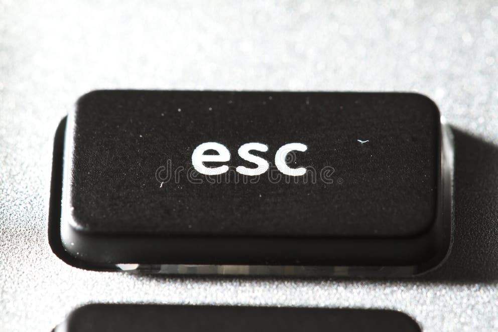 Esc button stock photo. Image of white, keyboard, detailed - 19166940