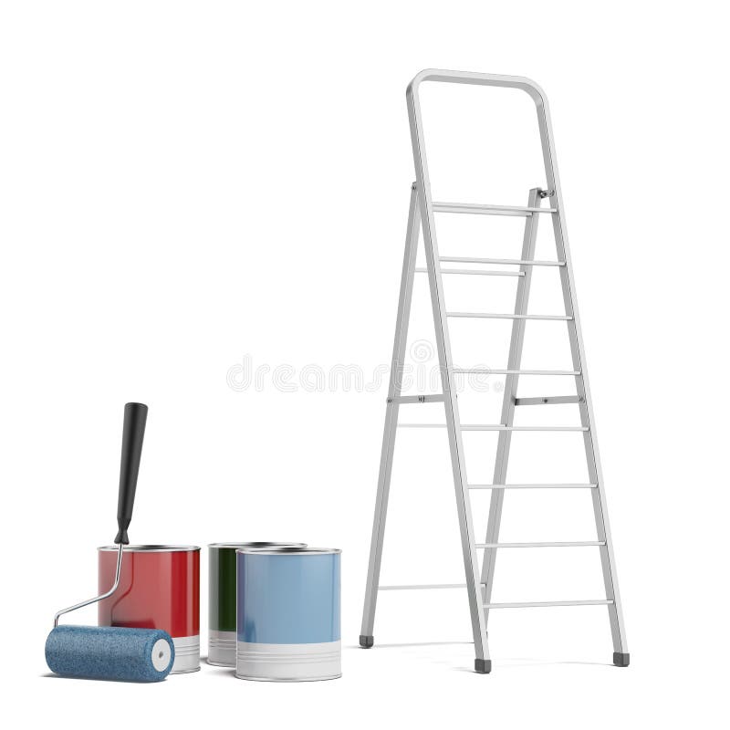 Escabeau Se Pliant Ic?ne De Dessin De Vecteur Illustration de Vecteur ...