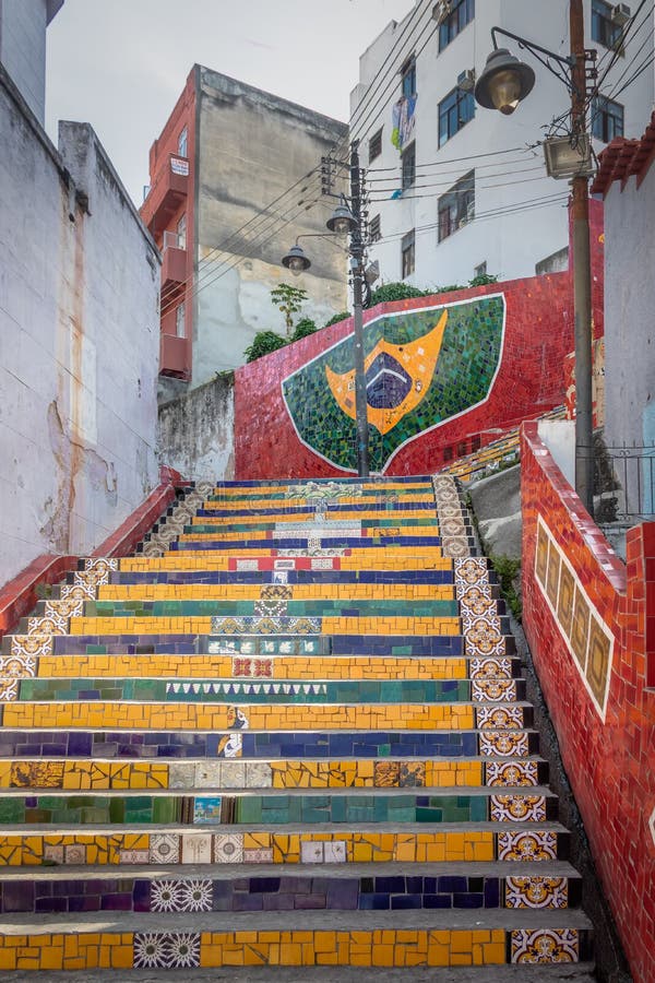 Escadaria Selaron Steps - Rio De Janeiro, Brazil Editorial Photo ...