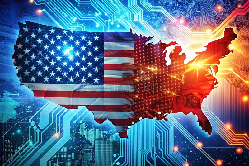 Uschina Chip War Geopolitical Tensions Stock Illustrations – 3 Uschina ...