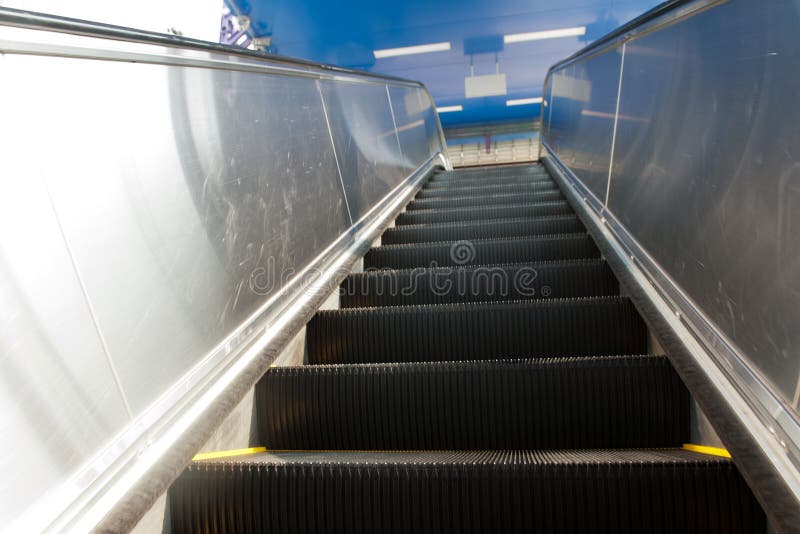 Escalator stock image. Image of exit, escalator, indoors - 20395727