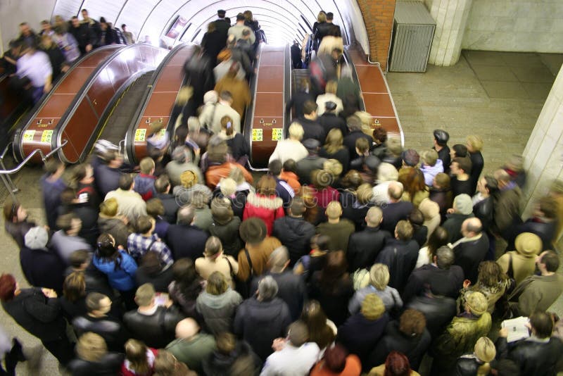 Escalator crowd stock photo. Image of activity, step, outdoor - 2128104