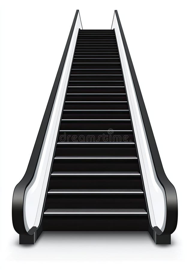 Escalator Design stock illustration. Illustration of commercial - 388632066