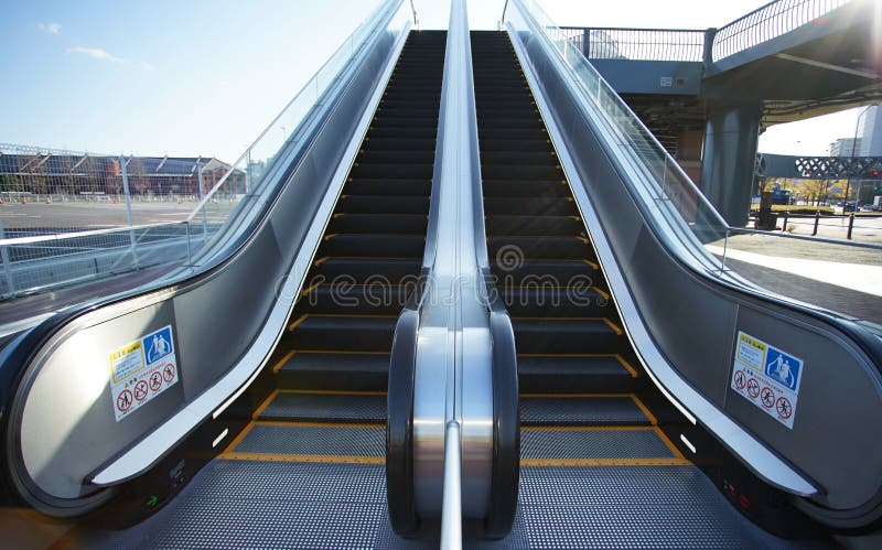 Escalator stock image. Image of transport, vehicle, overpass - 269000349