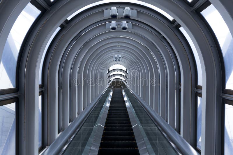 The Escalator stock photo. Image of kink, umeda, observatory - 55147058