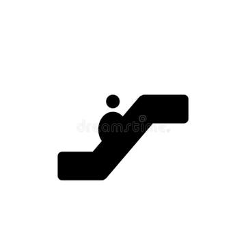 Man Going Down Escalator Stock Illustrations – 45 Man Going Down ...