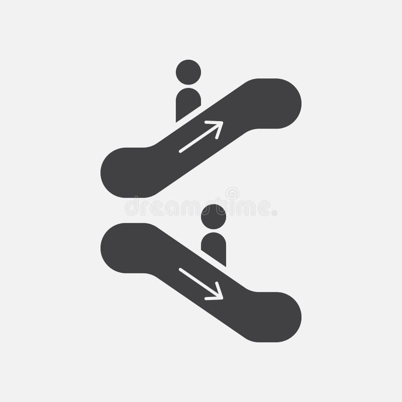 Escalator Icon Vector, Solid Logo Illustration Stock Vector - Illustration of navigation ...