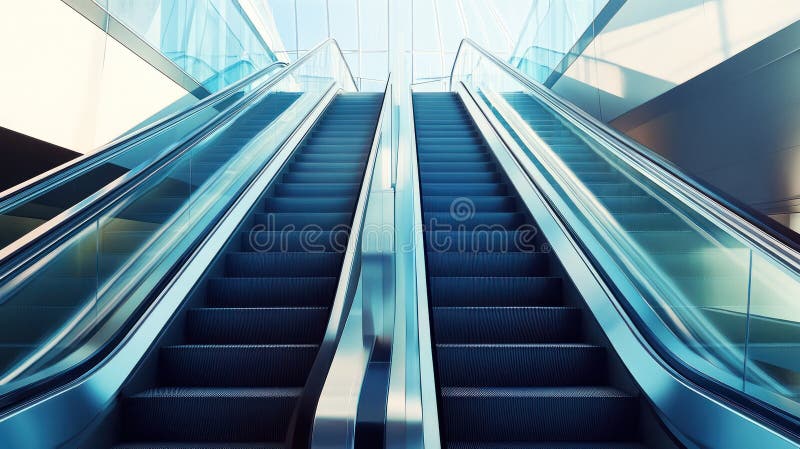 Escalator, Interior, Modern Architecture, Stairs, Steel, Design ...