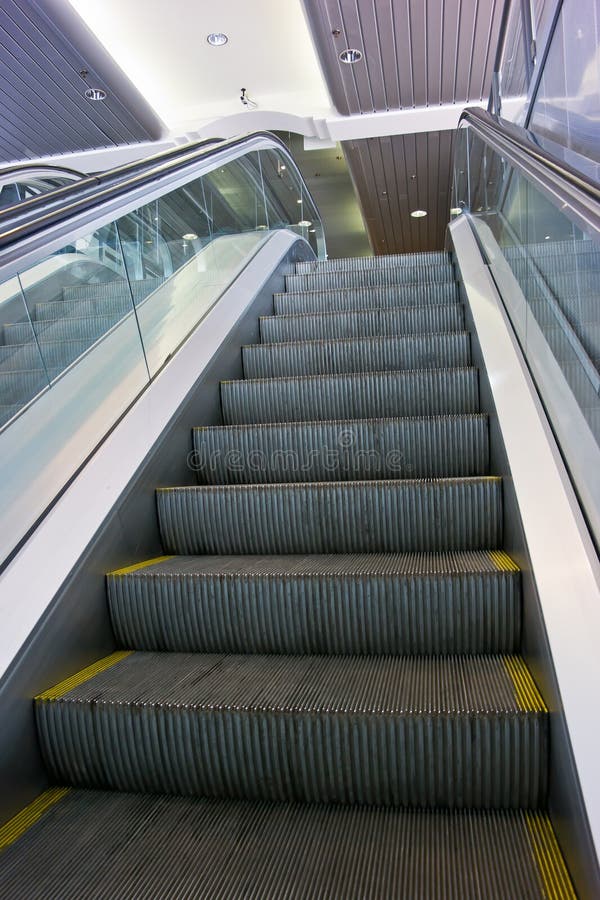 Escalator stock image. Image of lowering, motion, transport - 39624641