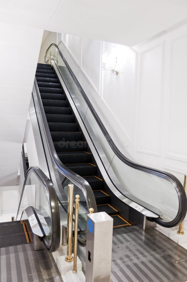 Escalator stock photo. Image of luxury, ceiling, life - 31299006