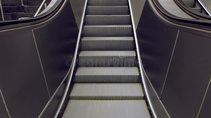 Steps of a Moving Escalator Stock Video - Video of staircase, ascend ...