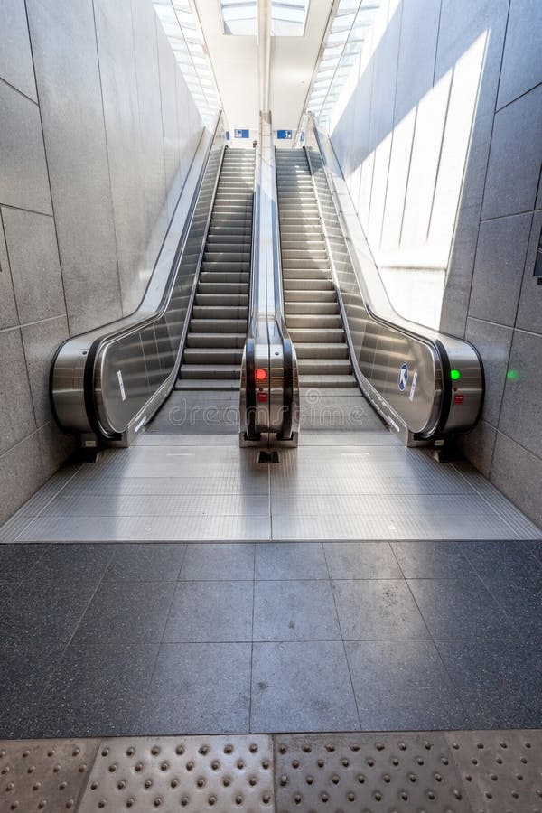 Escalator stock image. Image of stair, steel, movement - 46035519