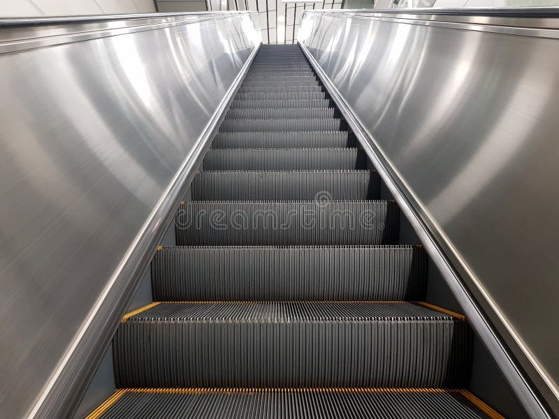 The Escalator step inside stock photo. Image of view - 133263004