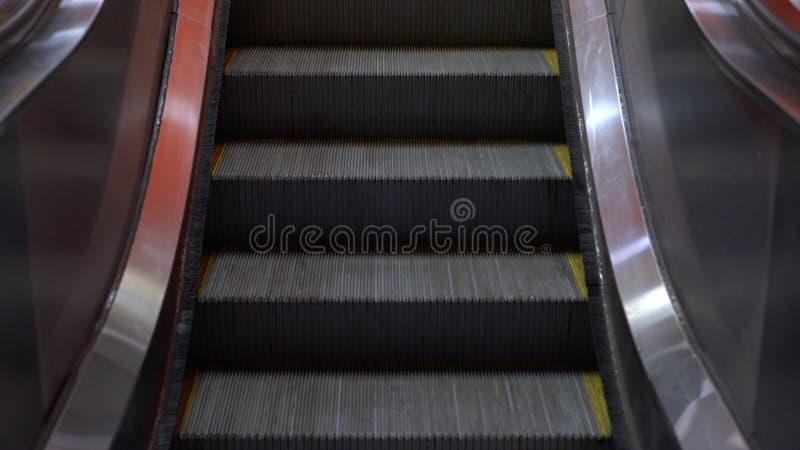 Escalator Steps Gradually Leading Upwards in a Sleek and Modern Setting ...