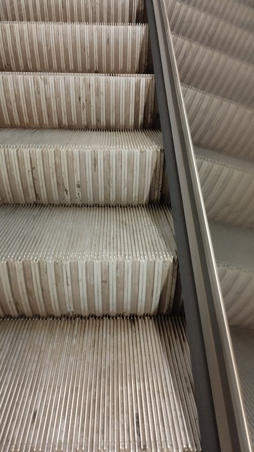 Escalator Steps in the Subway Stock Image - Image of transportation ...